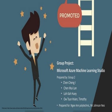 Machine learning project_promotion | PPT