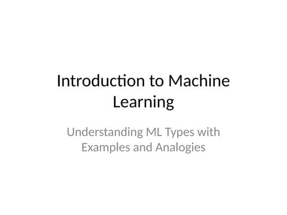 Supervised_Learning_Presentation for advanced learner | PPT