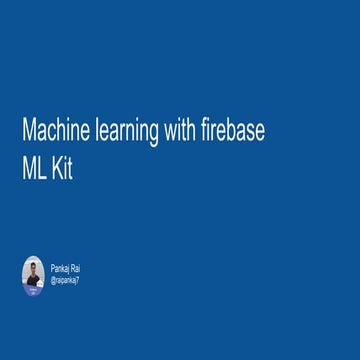 Machine Learning With Firebase Ml Kit Ppt 4671