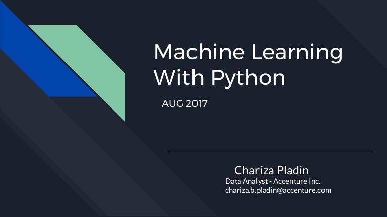 Introduction to Machine learning with Python
