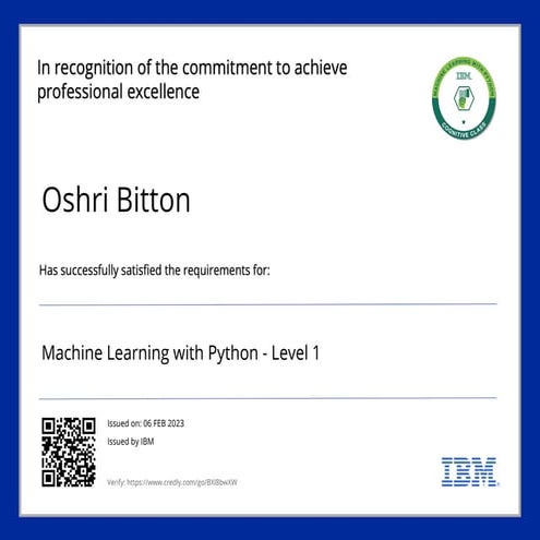 Machine Learning With Python Level 1 Pdf