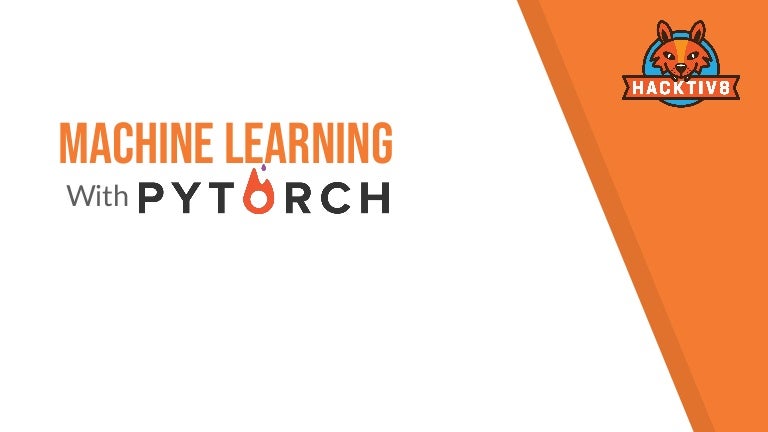 Machine learning with py torch