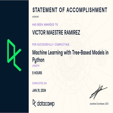 Machine Learning with Tree-Based Models in Python | PPT