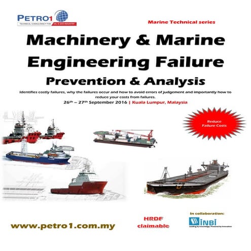 Machinery & Marine engineering failure prevention & analysis PETRO1 | PDF