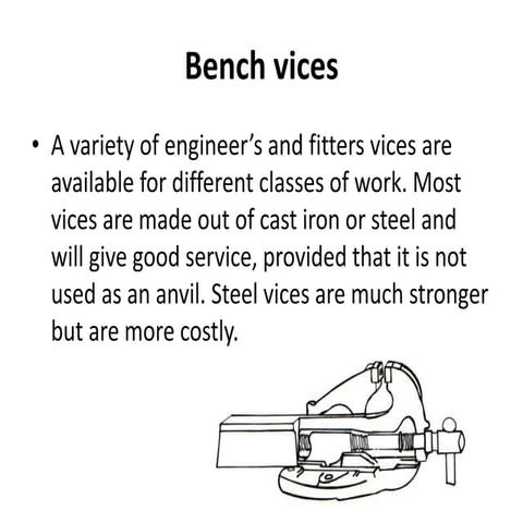 MACHINE TECH. (Bending metals and bench vices.ppt