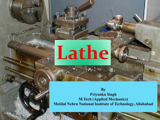 Lathe machine operations | PPT