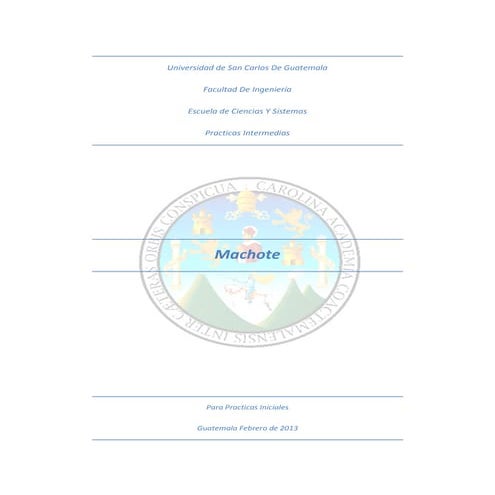 Machote | PDF
