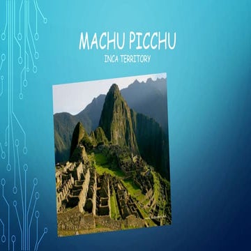 Machu picchu | PPT