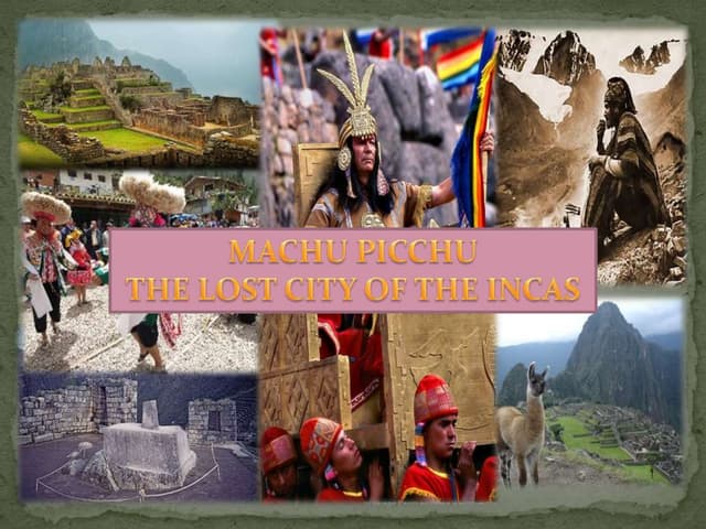 Machu Picchu Powerpoint | PPTX