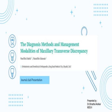 macillary transverse deficiency journal club | PPT