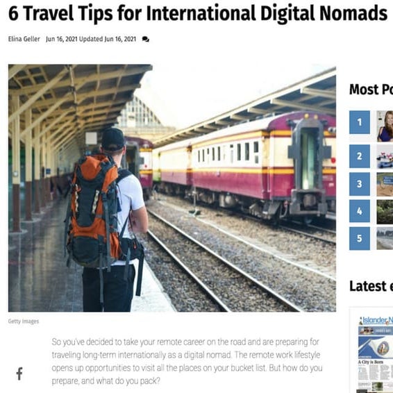 6 Travel Tips for International Digital Nomads | PPT