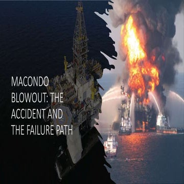MACONDO BLOWOUT | PPT