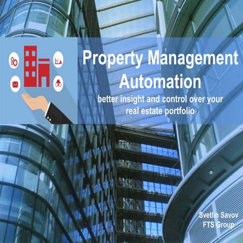 Property Management Automation with Deltek Maconomy | PPTX