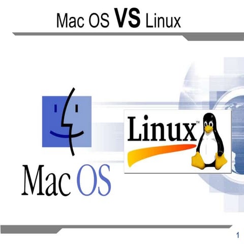 Mac os vs linux