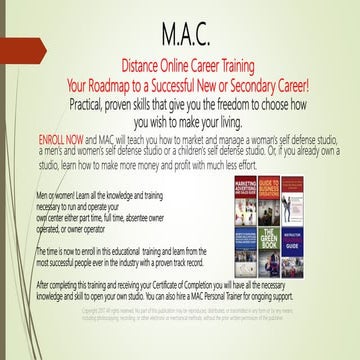 MAC Career Training | PPSX | Desktop Publishing | Computer Software and Applications
