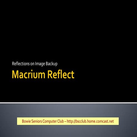 Macrium reflect | PDF