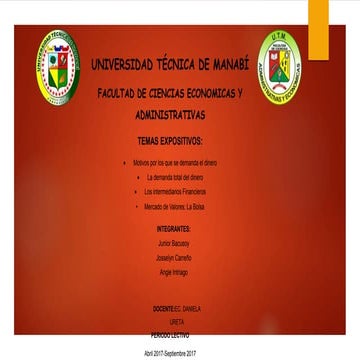 Angie Intriago presentations
