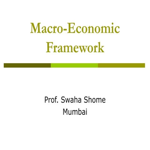Macro economic+framework | PPT