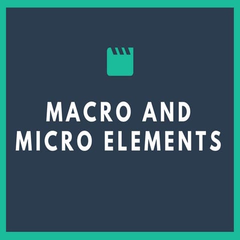 Macro and micro elements | PDF | Photography | Arts and Crafts