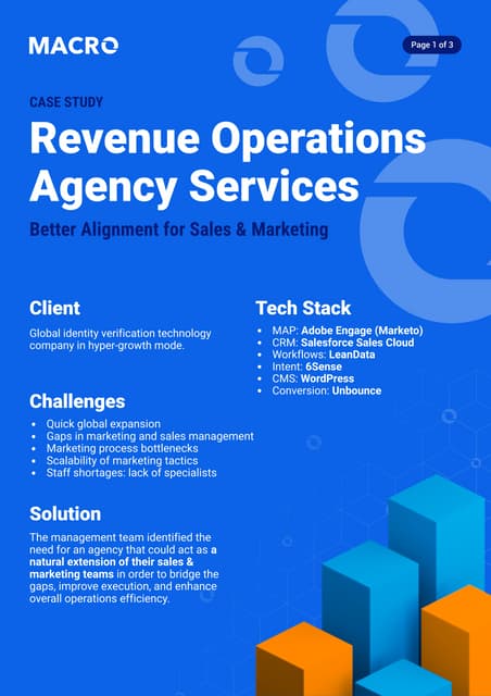 Macro Case Study -- Revenue Operations Support (PDF) | PDF