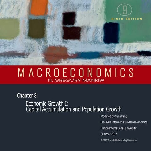 macrochapter8 Economic Growth I Capital Accumulation and Population ...