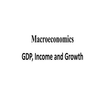 Economics: Measuring the Economy | PPTX