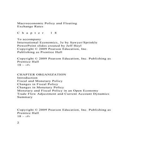 Macroeconomic Policy and Floating Exchange RatesC h a p.docx