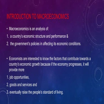 Macroeconomics | PPT