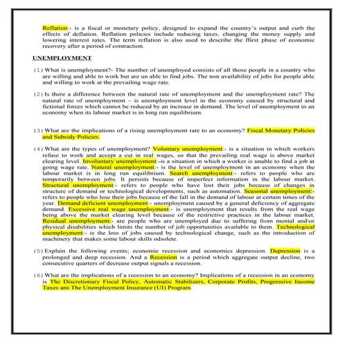 Economics CSEC SBA Sample | DOCX