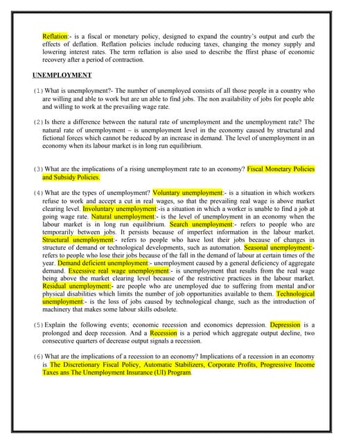 Economics CSEC SBA Sample | DOCX
