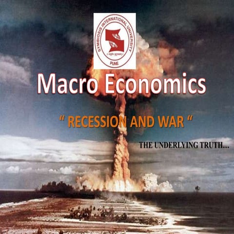 RECESSION AND WAR (the underlying truth) | PPT
