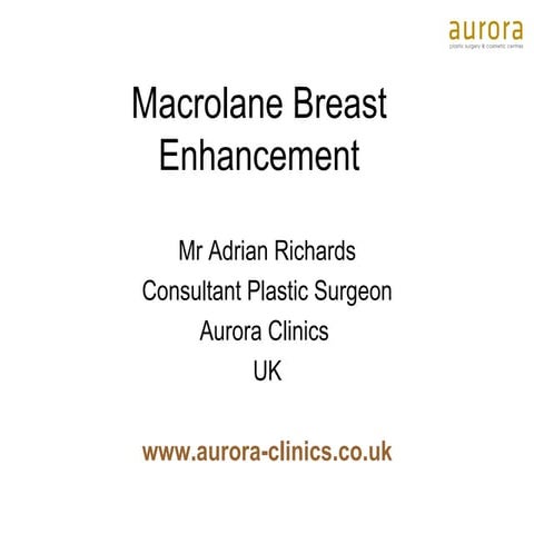 Macrolane Breast Enhancement - Paris | PPT