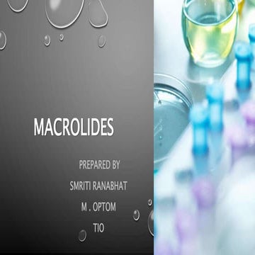 Macrolides | PPT