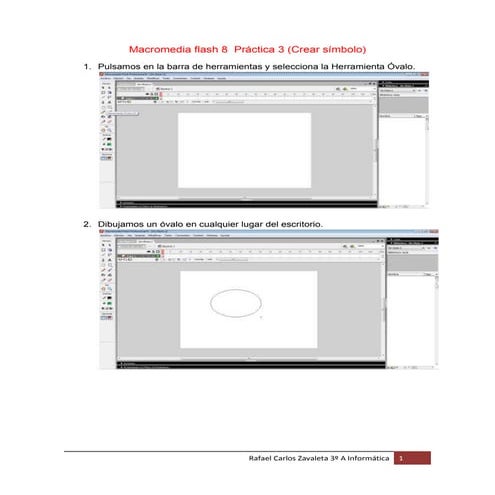 Macromedia flash 8 práctica 3 | DOCX