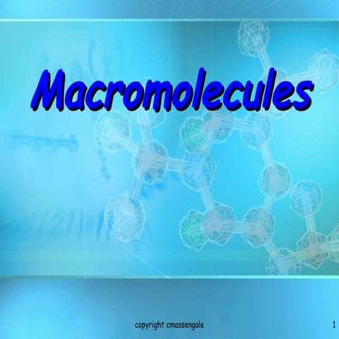 Macromolecules1 | PPT