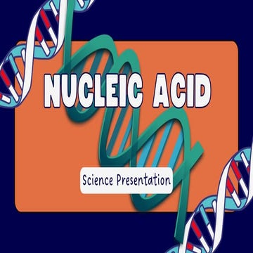 Physical Science Macromolecules Nucleic Acid Ppt