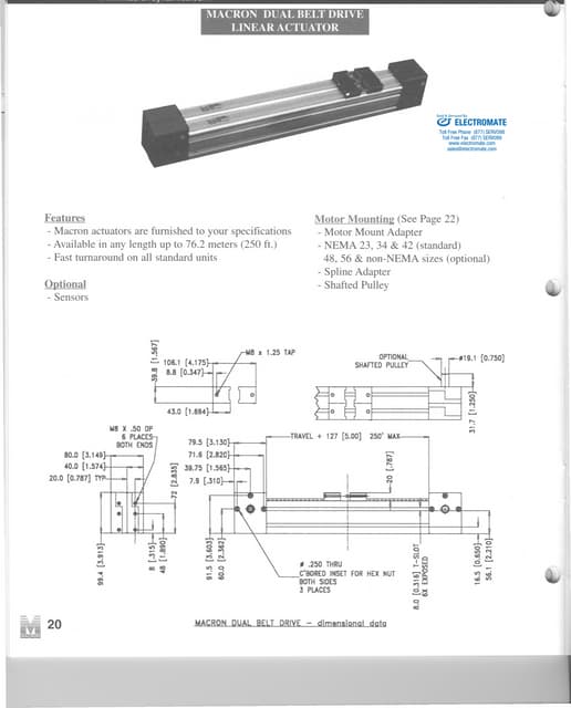 Amp nema42 stepper_motor_specsheet | PDF