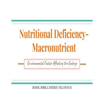 Macronutrient deficiency | PPT