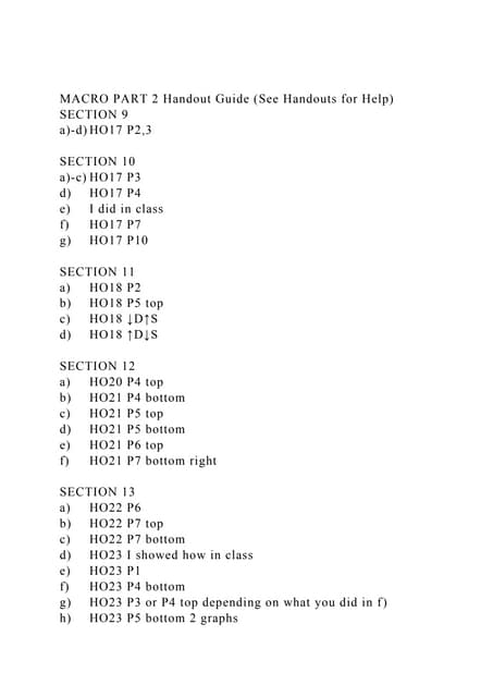 Macro Part 2 Handout Guide See Handouts For Helpsection 9adocx