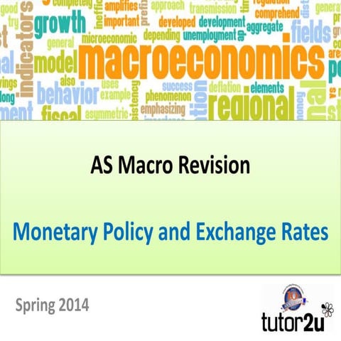 AS Macro Revision: Monetary Policy and Exchange Rates | PPT