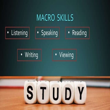 Macro Skills Pptx