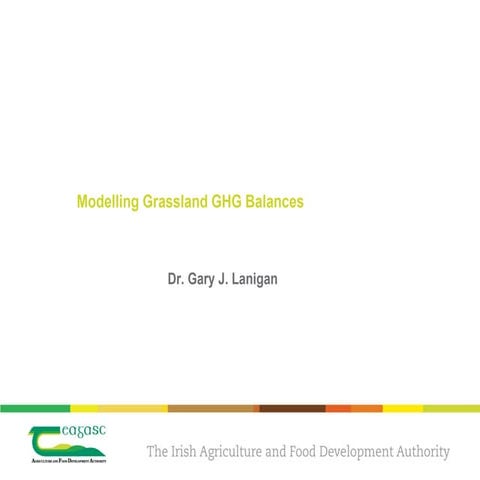 Greenhouse Gas Emissions From Land Applied Swine Manure: Development of ...