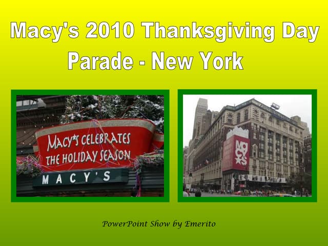 Thanksgiving presentation | PDF