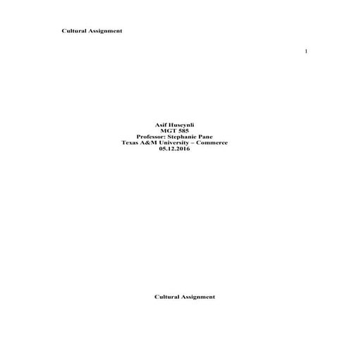Macys cultural assignment asif h | DOC