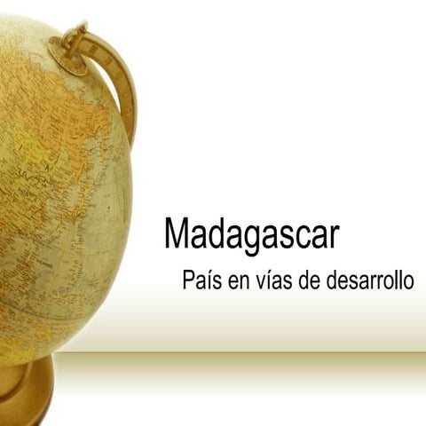 Madagascar. presentación | PPTX | Economy | Business and Finance