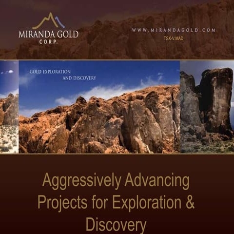 Miranda Gold Corporate Presentation PDAC 2010 | PPTX