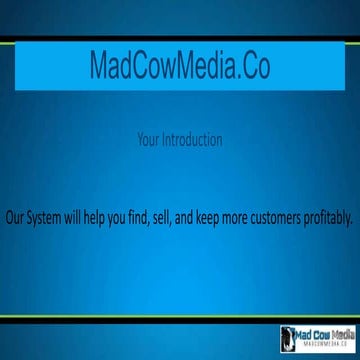 Your Introduction to MadCowMedia.Co