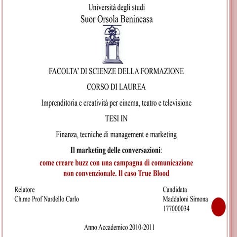 Il marketing delle conversazioni: creare buzz con una campagna di ...