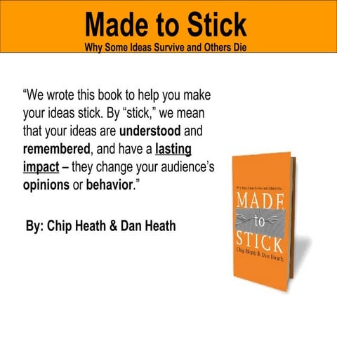 Made To Stick | PPT