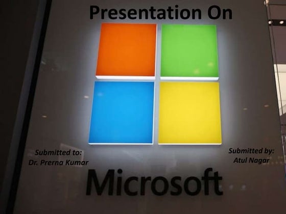 Microsoft Distribution Channels Presentation | PPT
